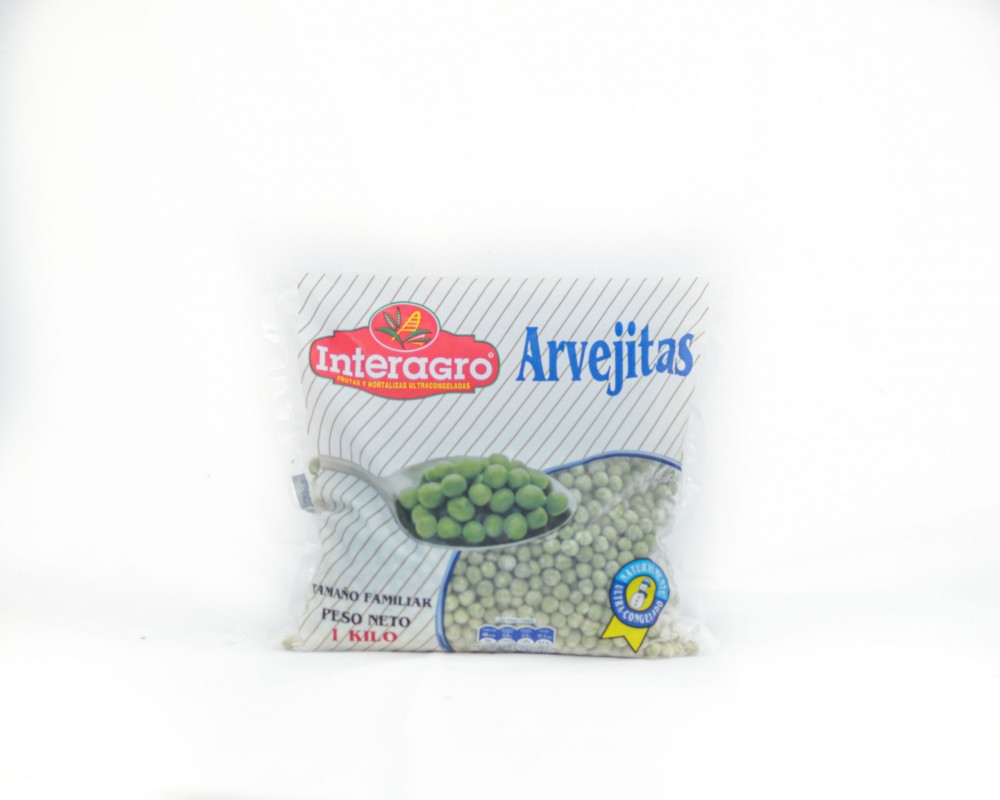 Frutería Bilbao Arvejas Congeladas Interagro 1kg